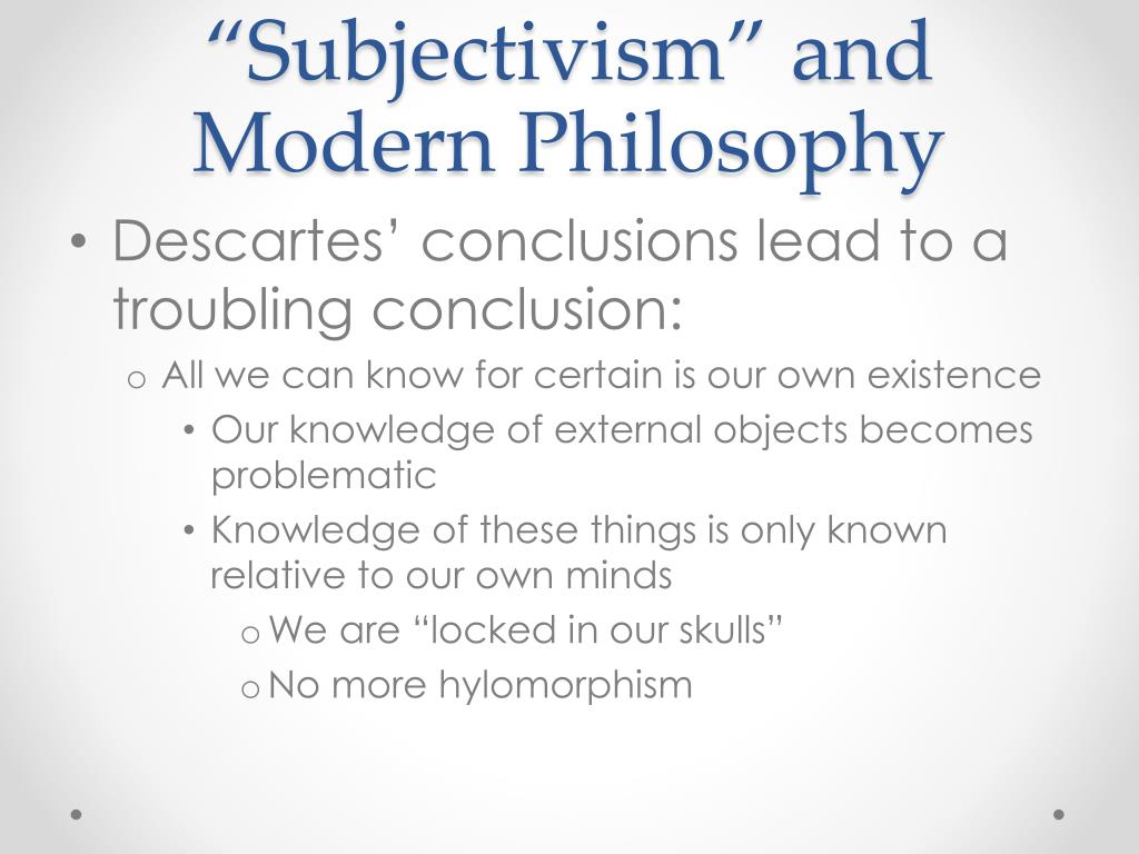PPT - Rene Descartes (1596-1650) The Father of Modern Philosophy ...