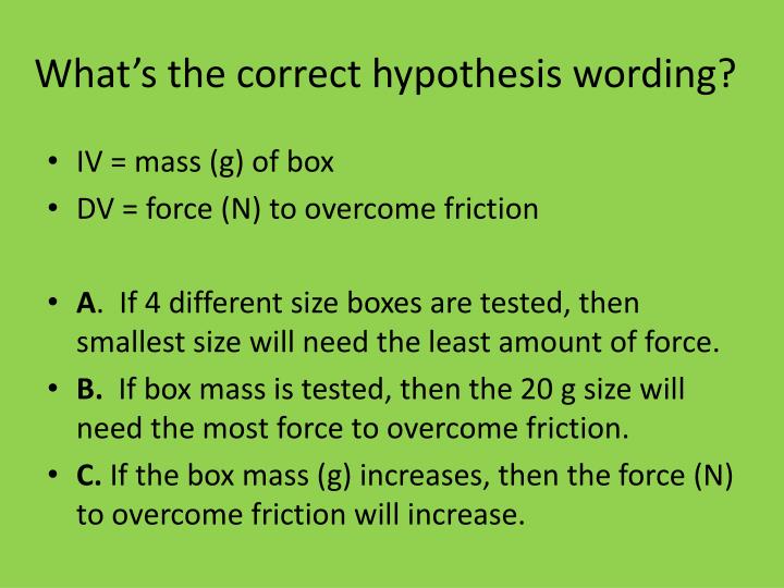 PPT - Hypotheses and Trend Analysis PowerPoint Presentation - ID:2265364