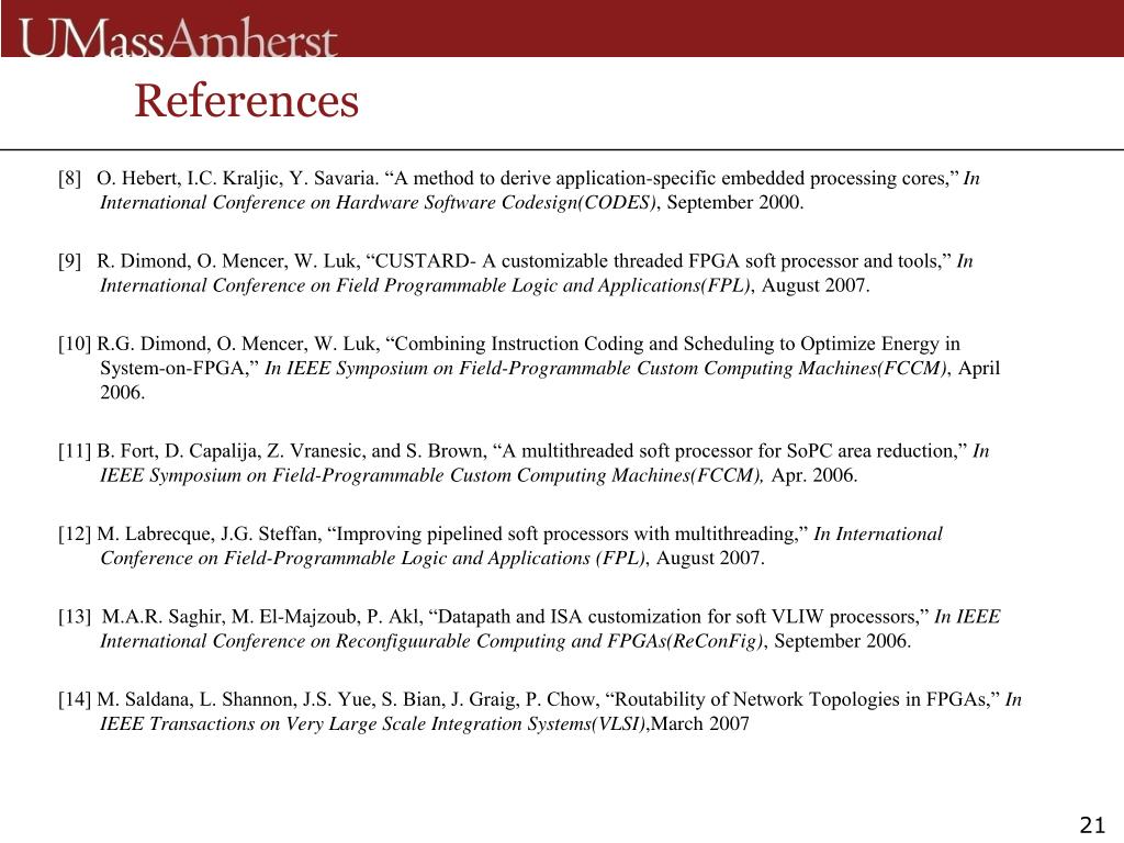 Ppt Application Specific Customization And Scalability Of Soft Multiprocessors Powerpoint