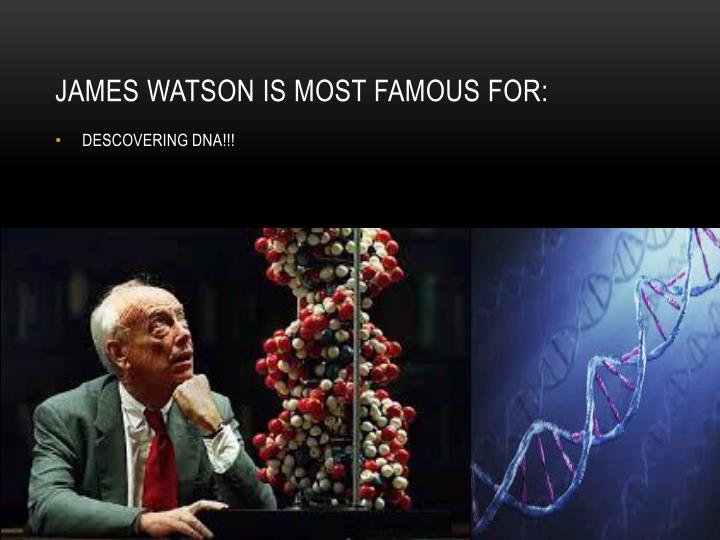 PPT - James Watson PowerPoint Presentation - ID:2266146