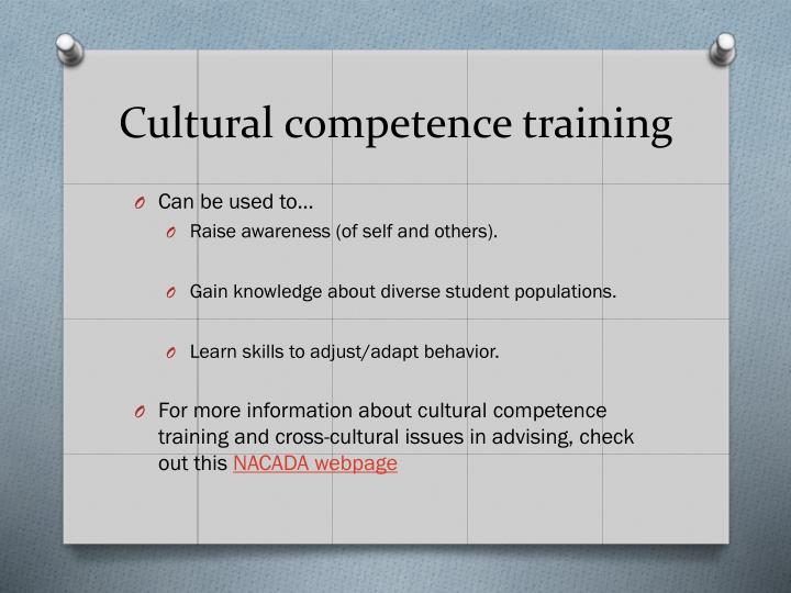PPT - Cultural Competence in Academic Advising PowerPoint Presentation ...