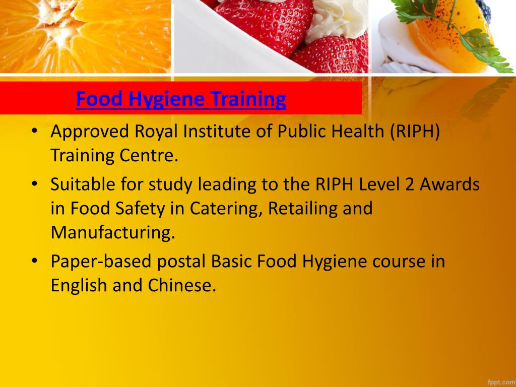 PPT - Healthy Distance 's Food Hygiene Training PowerPoint Presentation ...