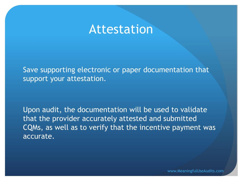 PPT - CMS EHR Incentives Attestation-Audits-Appeals Focus on Hospitals ...