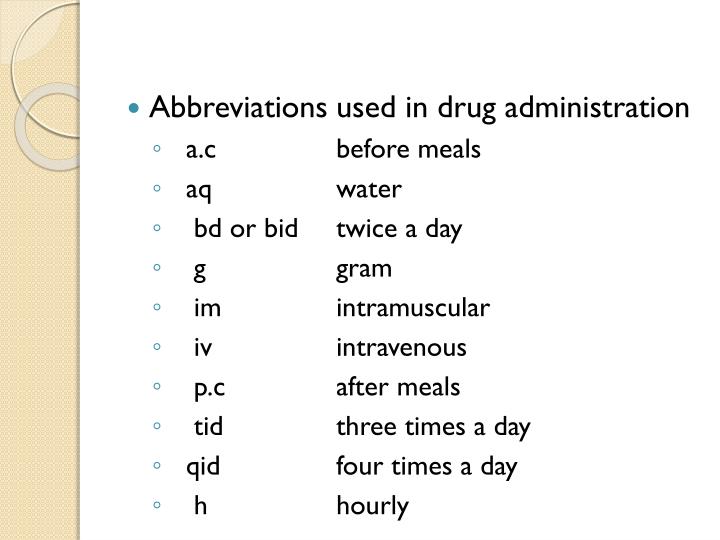 PPT - ADMINISTRATION OF MEDICATIONS PowerPoint Presentation - ID:2267702