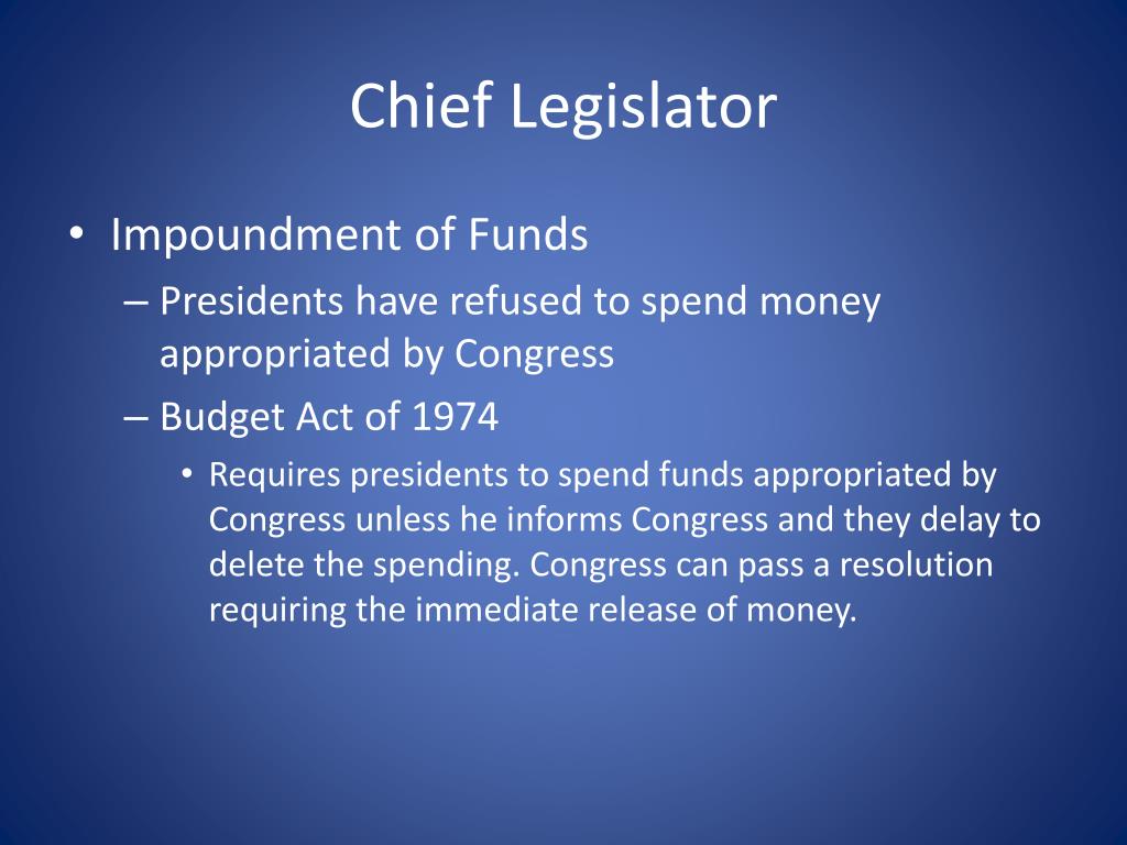 PPT - Presidential Leadership: The Shared Powers of Congress PowerPoint ...