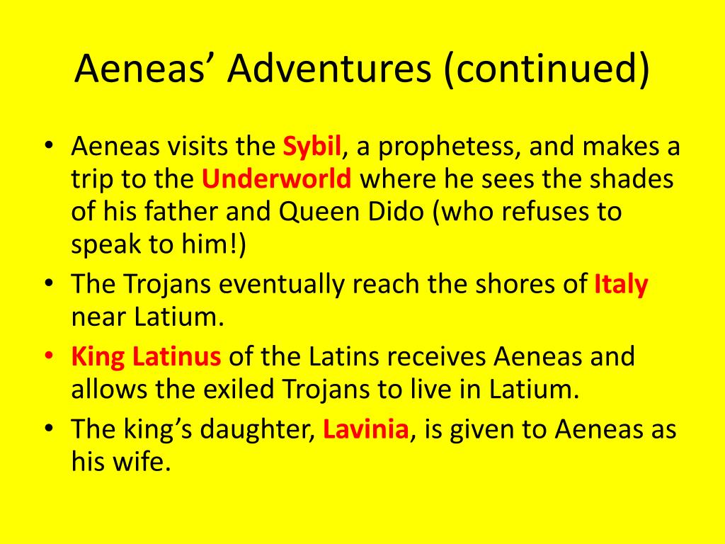 PPT - Vergil’s Aeneid : Rome’s National Epic PowerPoint Presentation ...