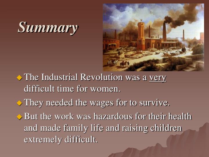 PPT - The Effects of the Industrial Revolution on Women PowerPoint ...