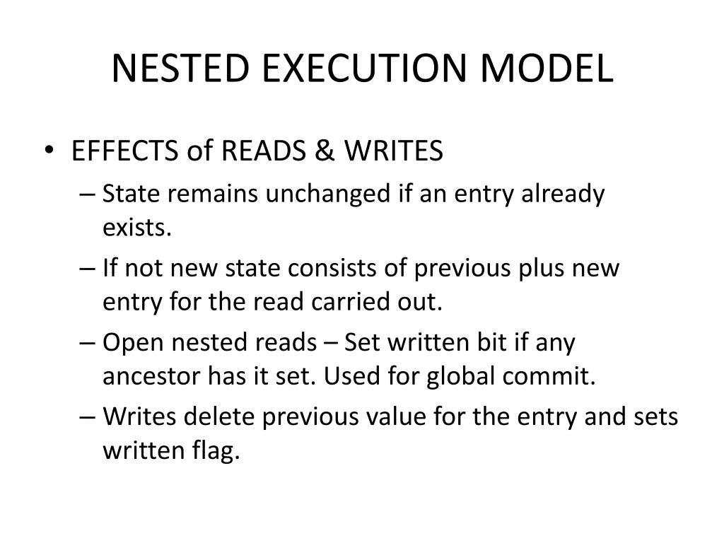 Ppt Nested Transactional Memory Model And Preliminary Architecture Sketches Powerpoint