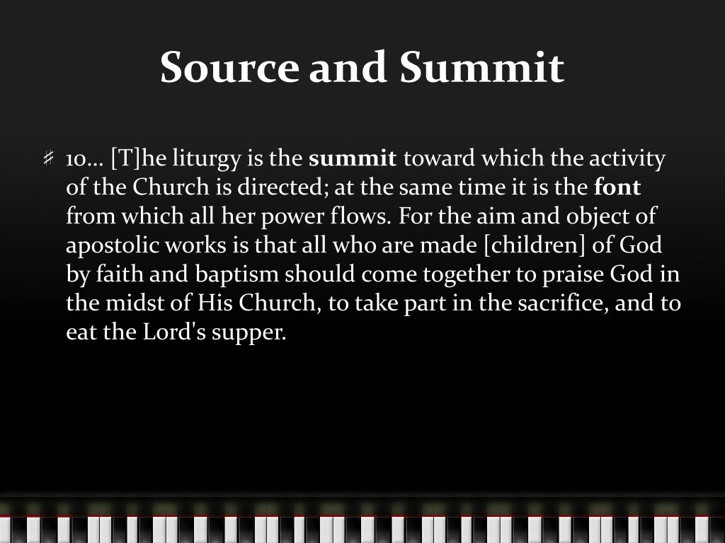 PPT - Vatican II: The Constitution on the Sacred Liturgy PowerPoint ...