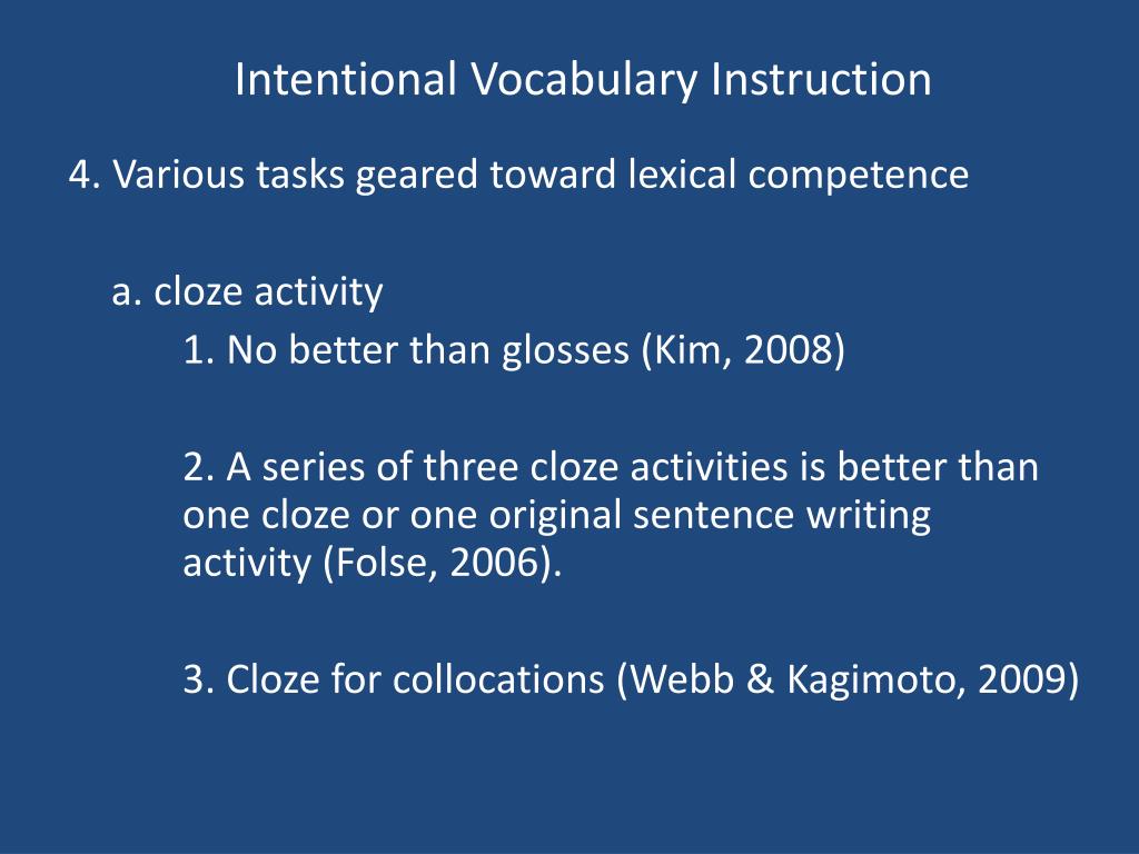 PPT - Academic Vocabulary Instruction Background on learning words ...