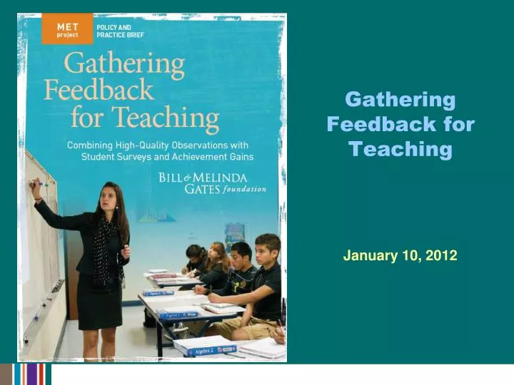 PPT - Gathering Feedback for Teaching PowerPoint Presentation, free ...