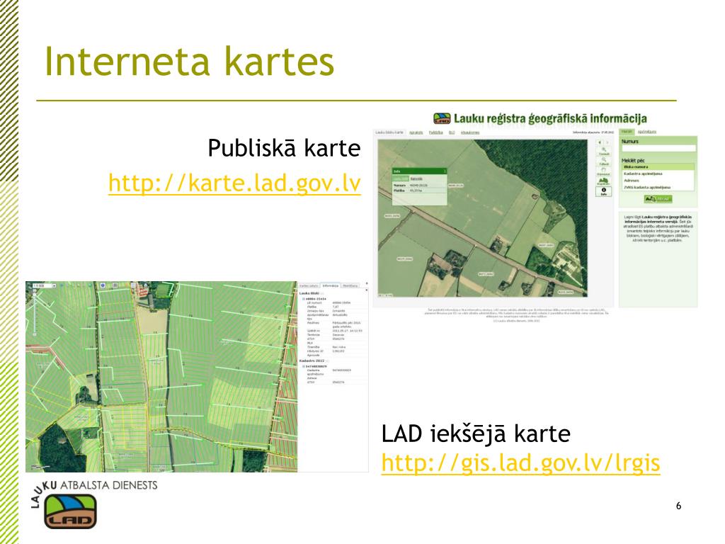 PPT - Kadastra datu izmantošana Lauku atbalsta dienestā PowerPoint ...