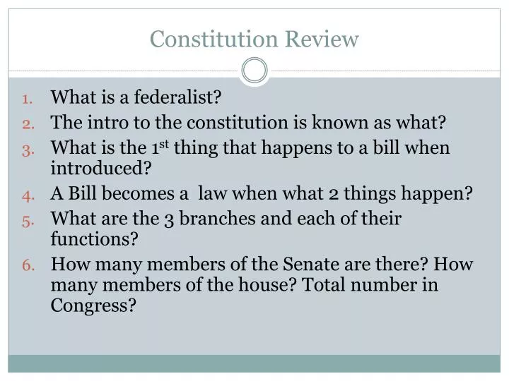 PPT - Constitution Review PowerPoint Presentation, free download - ID ...