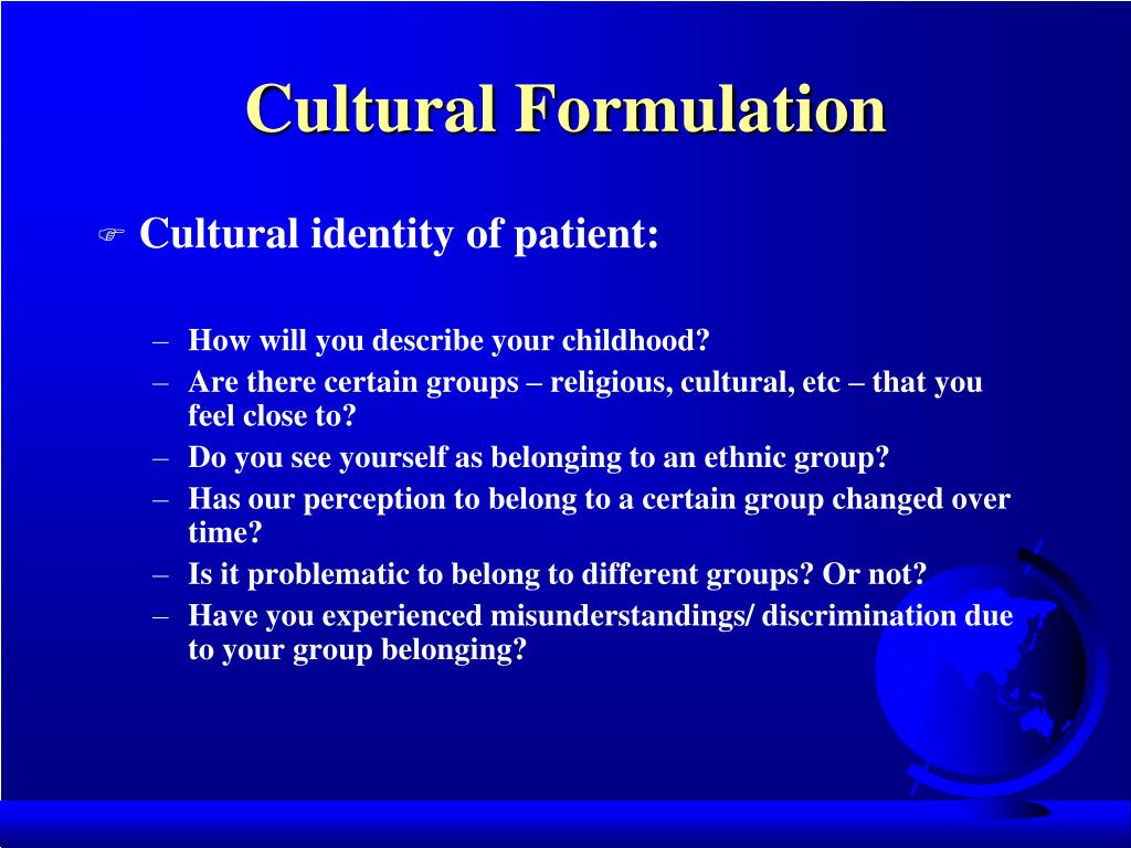 PPT - The Role of Cultural Factors in Psychiatric Diagnoses PowerPoint ...