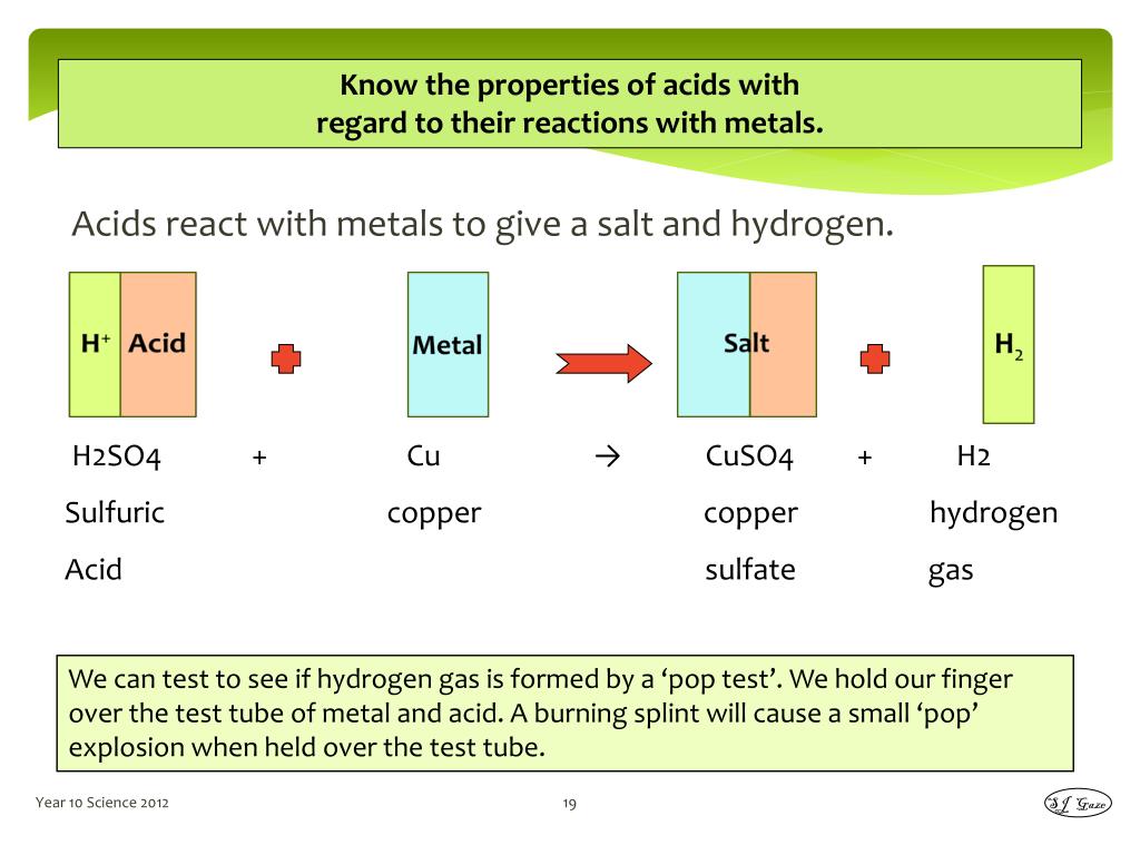 PPT - Chemistry Year 10 Chemical reactions PowerPoint Presentation ...
