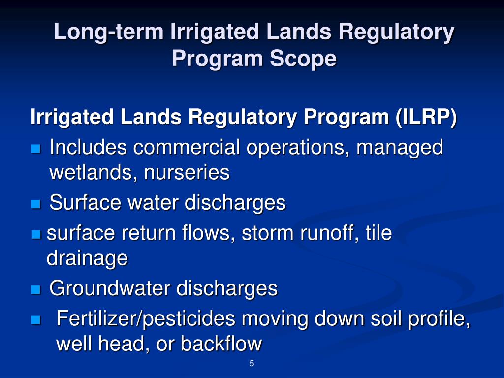 PPT - Presented By Dr. Karl Longley, PE Member, Central Valley RWQCB ...