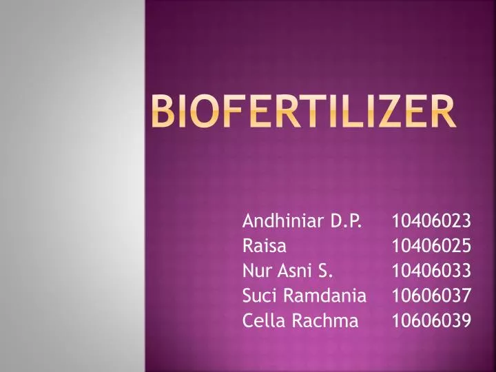 PPT - BIOFERTILIZER PowerPoint Presentation, free download - ID:2271019
