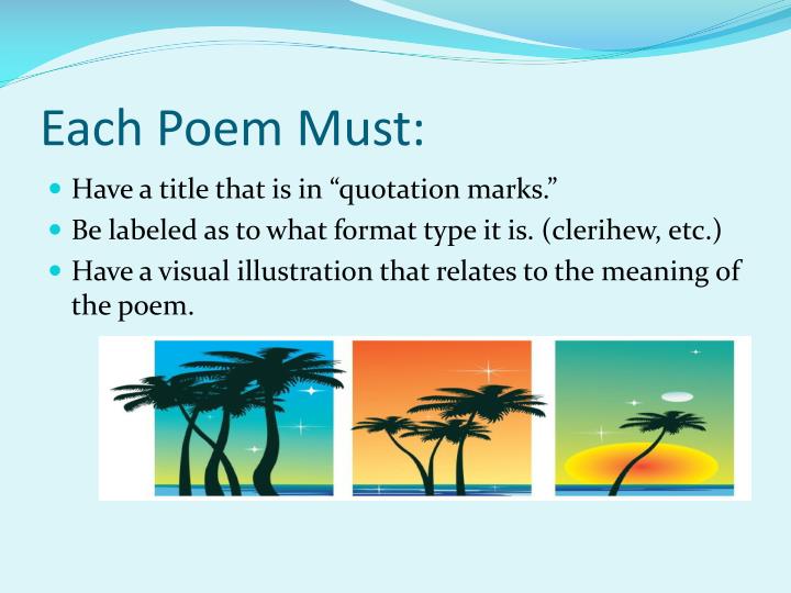 PPT - POETRY BOOK REQUIREMENTS PowerPoint Presentation - ID:2271099