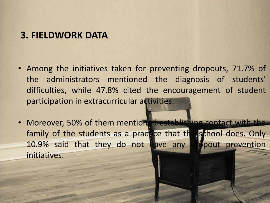 PPT - THE VOCATIONAL EDUCATION DROPOUTS IN THE BRAZILIAN FEDERAL ...