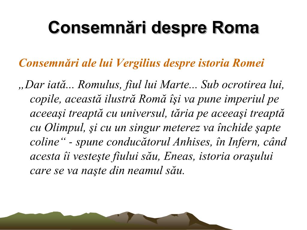 PPT - Roma intre legenda si realitatea istorica PowerPoint Presentation ...