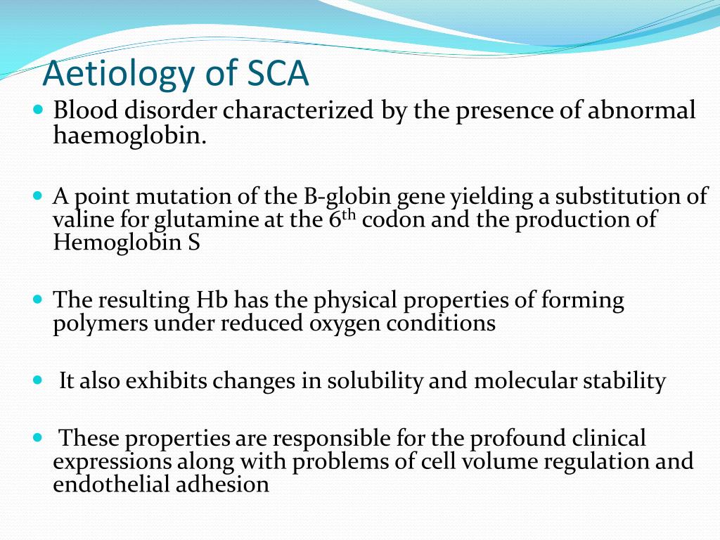 Ppt Importance Of Early Diagnosis Of Sickle Cell Anaemia Powerpoint