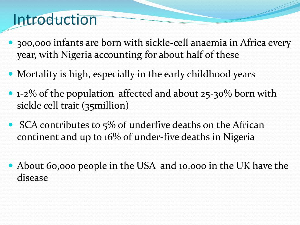 Ppt Importance Of Early Diagnosis Of Sickle Cell Anaemia Powerpoint