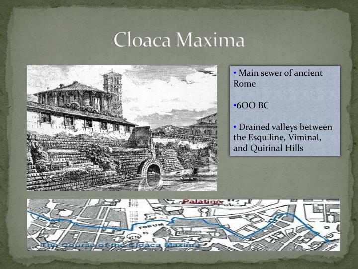 PPT - Aquaducts and Cloaca Maxima PowerPoint Presentation - ID:2272135