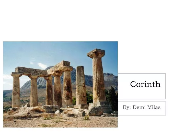 PPT - Corinth PowerPoint Presentation, free download - ID:2272422