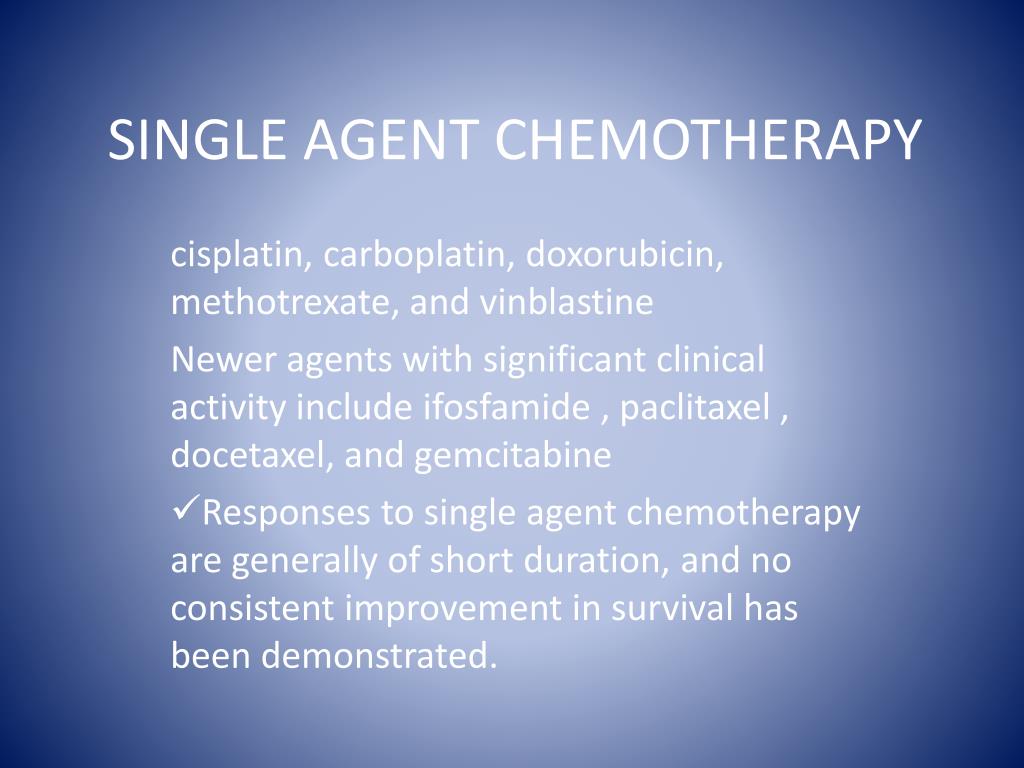 PPT - Treatment for metastatic bladdercancer ( chemotherapy ...