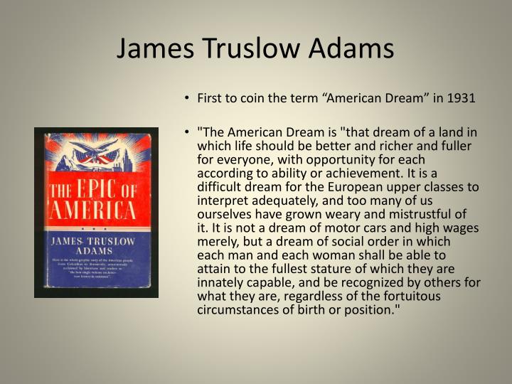 PPT - What is “ THE AMERICAN DREAM”? PowerPoint Presentation - ID:2272907