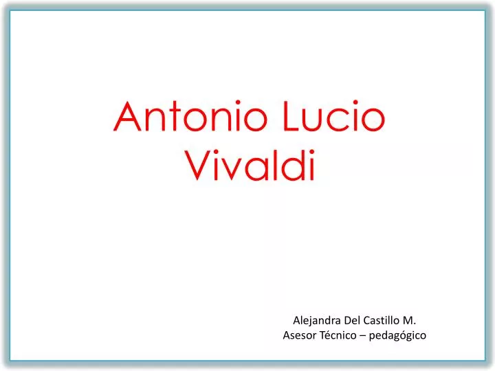 PPT - Antonio Lucio Vivaldi PowerPoint Presentation, free download - ID ...