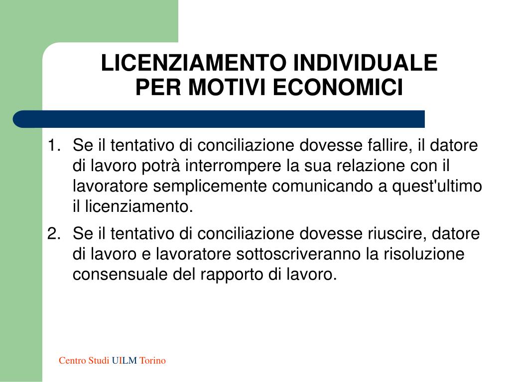 PPT - legge 92/2012 “RIFORMA FORNERO” Licenziamenti per motivi ... PPT - legge 92/2012 “RIFORMA FORNERO” Licenziamenti per motivi ...