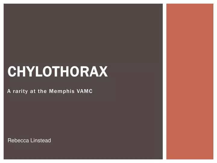 PPT - Chylothorax PowerPoint Presentation, free download - ID:2274201