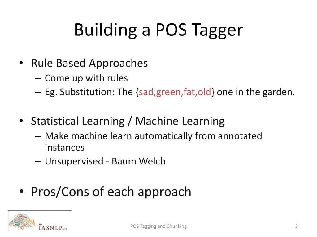 PPT - POS Tagging & Chunking PowerPoint Presentation, free download ... PPT - POS Tagging & Chunking PowerPoint Presentation, free download ...
