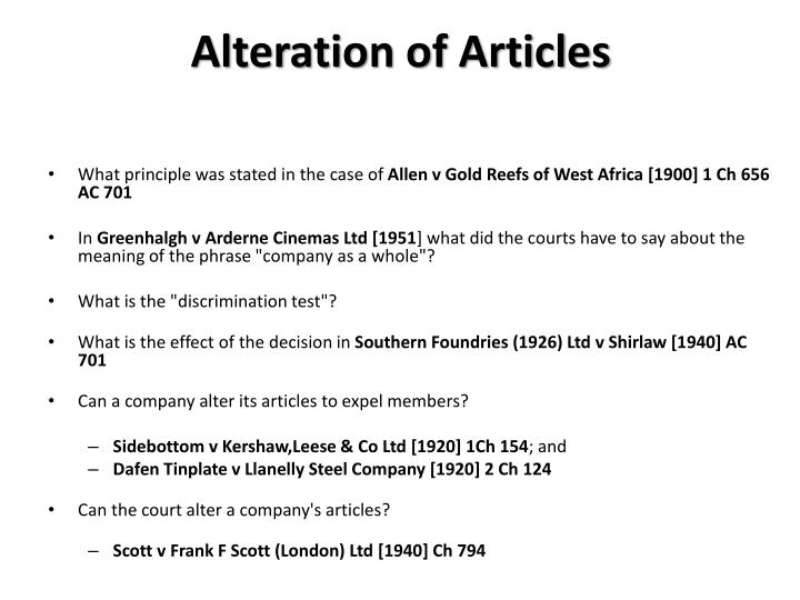 PPT - Company Law PowerPoint Presentation - ID:2274431