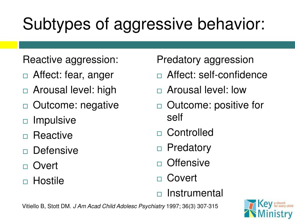 PPT - Children and Youth Who Demonstrate Aggressive Behavior at Church ...