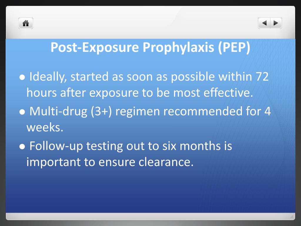 PPT HIV Pre Exposure And Post Exposure Prophylaxis PowerPoint PPT HIV Pre Exposure And Post Exposure Prophylaxis PowerPoint