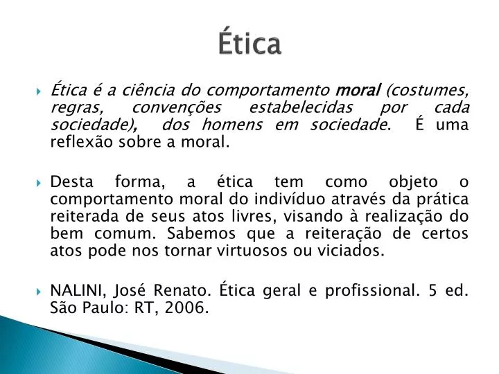 PPT - Ética PowerPoint Presentation, free download - ID:2276051