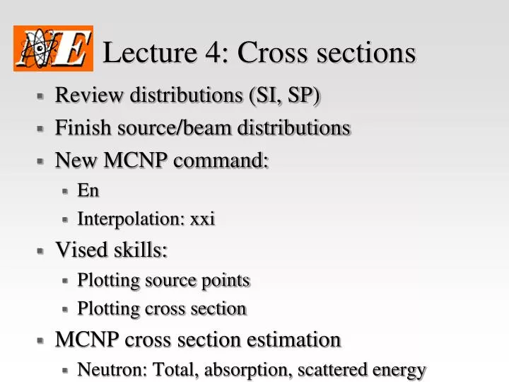 PPT - Lecture 4: Cross sections PowerPoint Presentation, free download - ID:2276185