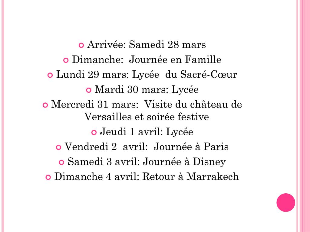 PPT - COMPTE RENDU DU VOYAGE CULTUREL EN France DU 27 MARS AU 04 AVRIL ...