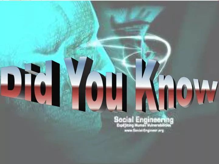 PPT - Did You Know PowerPoint Presentation, free download - ID:2276372