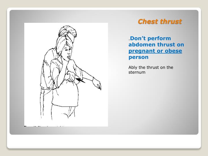 PPT - Conscious/unconscious choking adult PowerPoint Presentation - ID ...