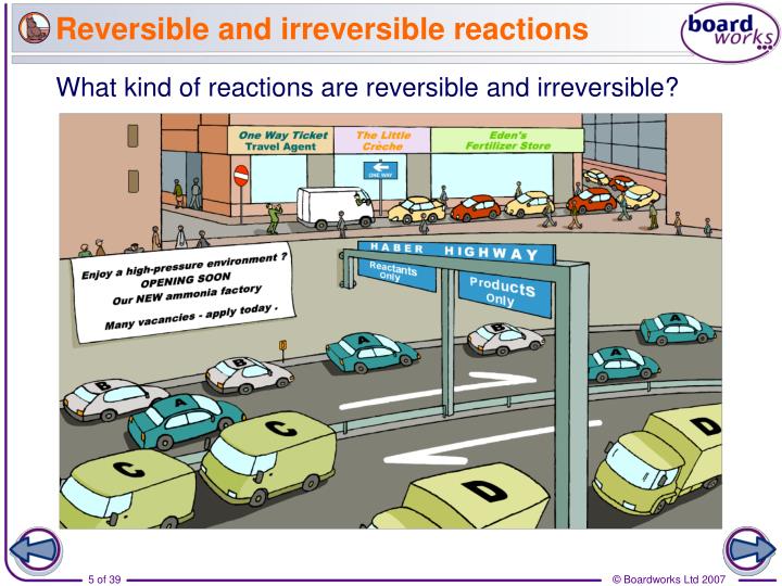 PPT - Irreversible reactions PowerPoint Presentation - ID:2276642