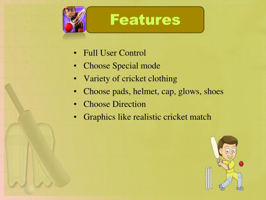 PPT - Ultimate cricket tournament - Latest Cricket Kids Game PowerPoint ...
