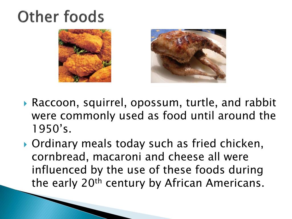 PPT - African American Cuisine During Early 20th century PowerPoint ...