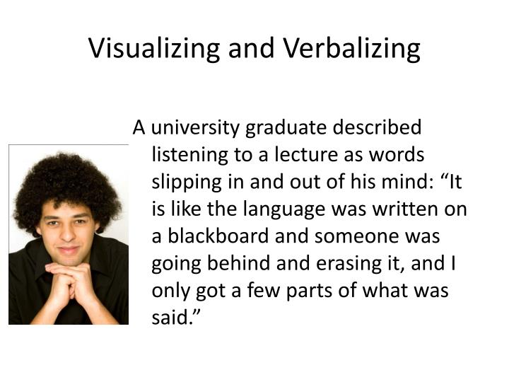 PPT - Visualizing and Verbalizing PowerPoint Presentation - ID:2277318 PPT - Visualizing and Verbalizing PowerPoint Presentation - ID:2277318