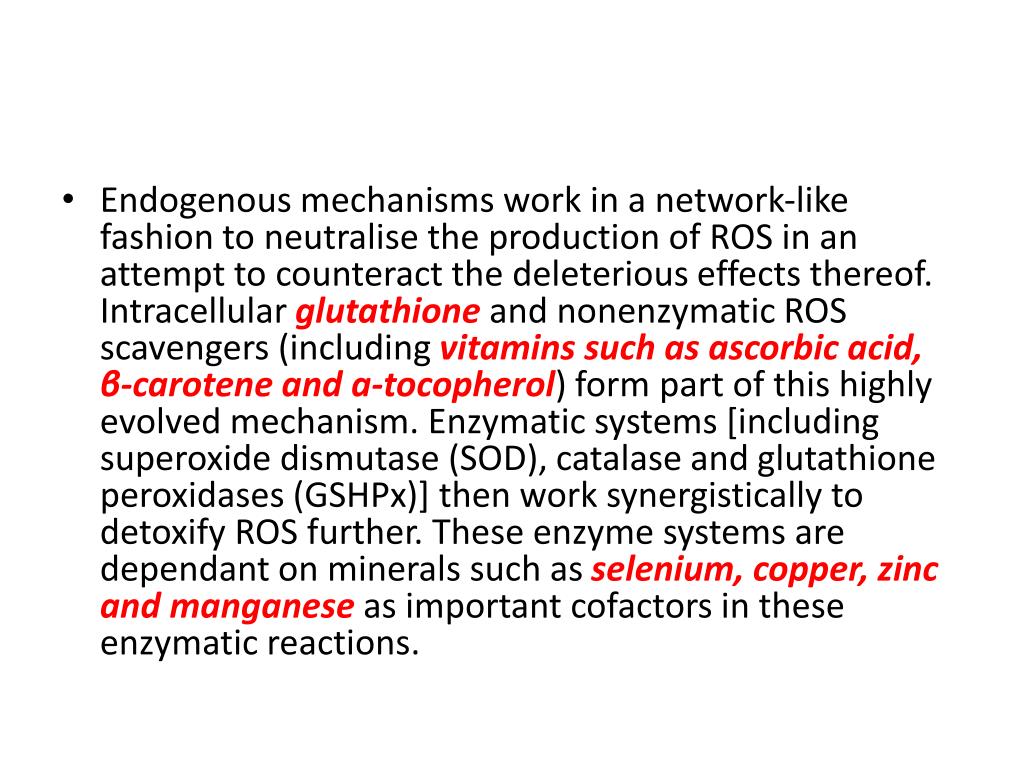 PPT - Micronutrients in Critical care BY Ahmed Salah Lecturer of ...