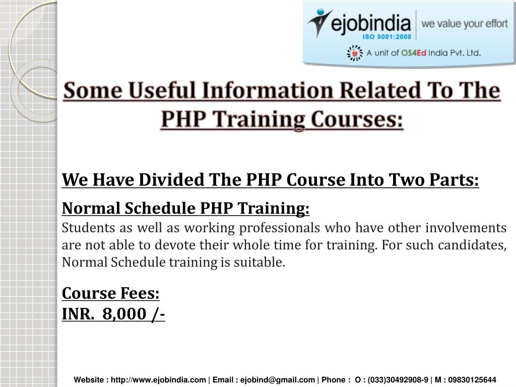 PPT - Ejob India - Kolkata's Best Software Training Institute ...
