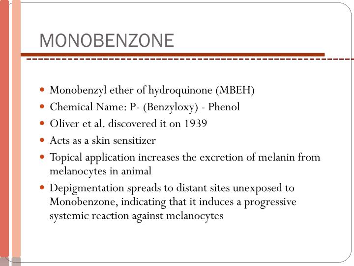 PPT - Vitiligo, Depigmentation and Monobenzone PowerPoint Presentation ...