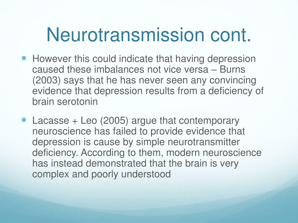 PPT - Etiology of Depression - Biology PowerPoint Presentation, free ...